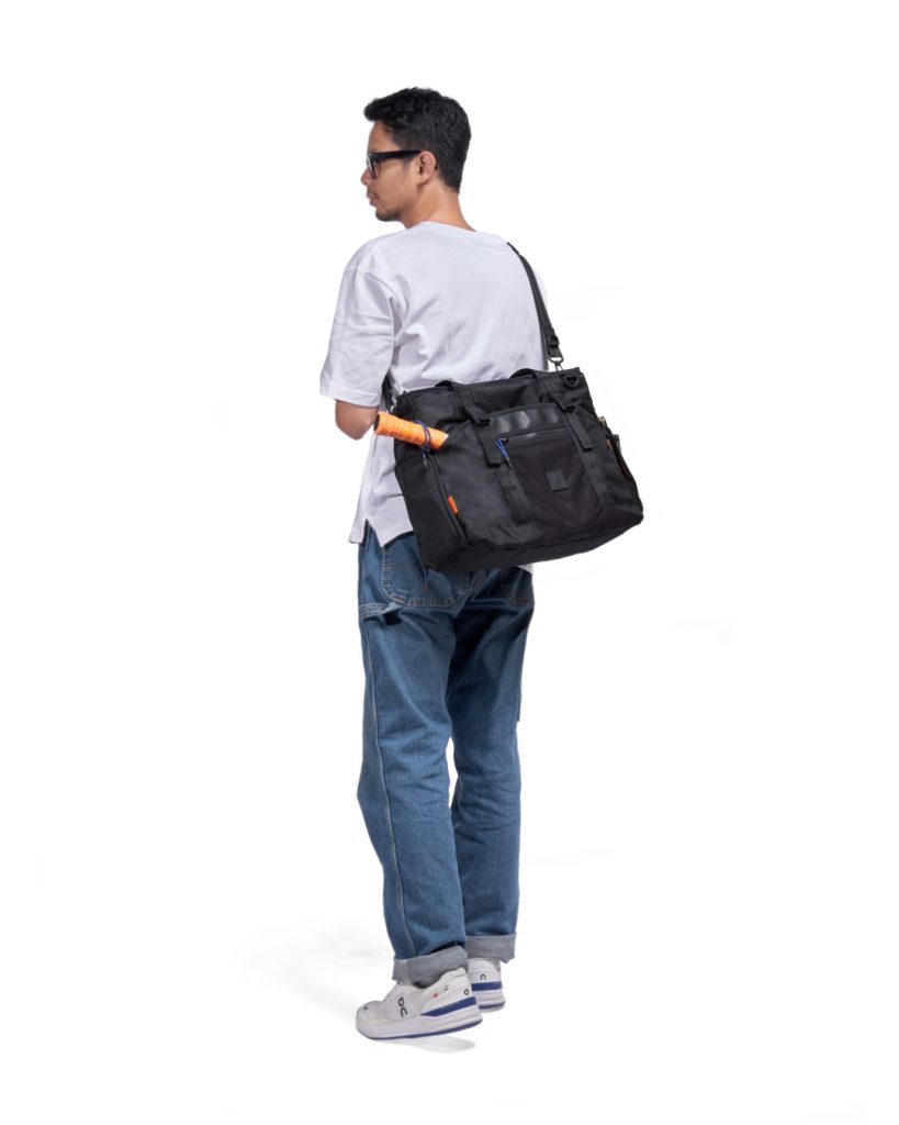 Miles Racket-Tote Bag - SYMA. Utilized