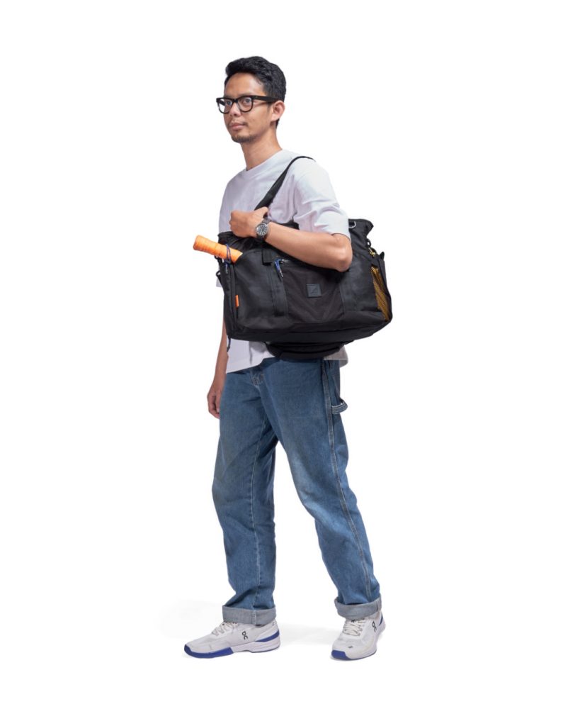 Miles Racket-Tote Bag - SYMA. Utilized